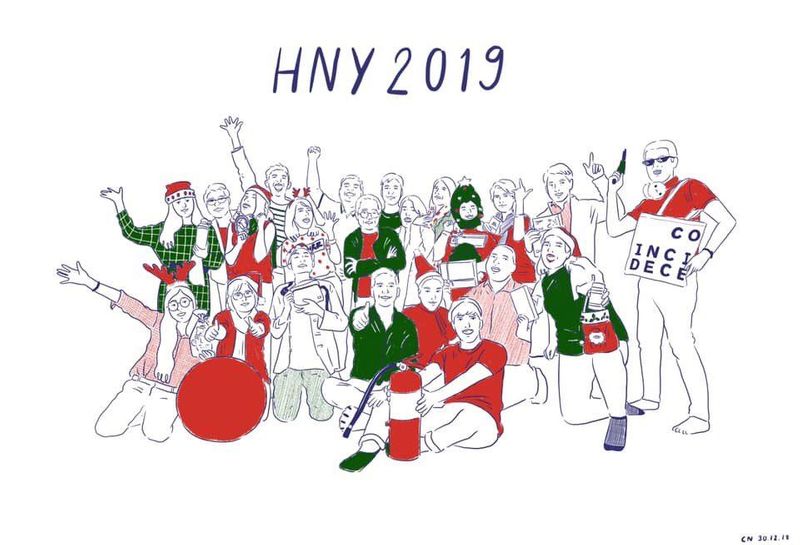 [KITTICHAI_BoyD] Happy new year 2019 White Rabbit Management Team