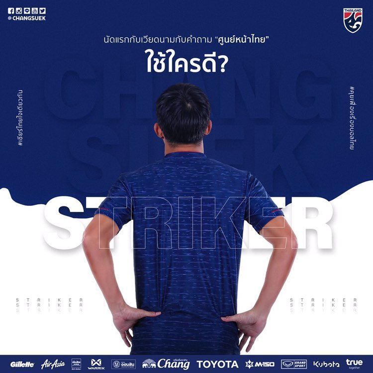 [changsuek] #คุยเฟื่องเรื่องบอลไทย นัดแรกกับเวียดนามกับคำถามศูนย์หน้าไทย...ใช้ใครดี? คงไม่มีใคร ...