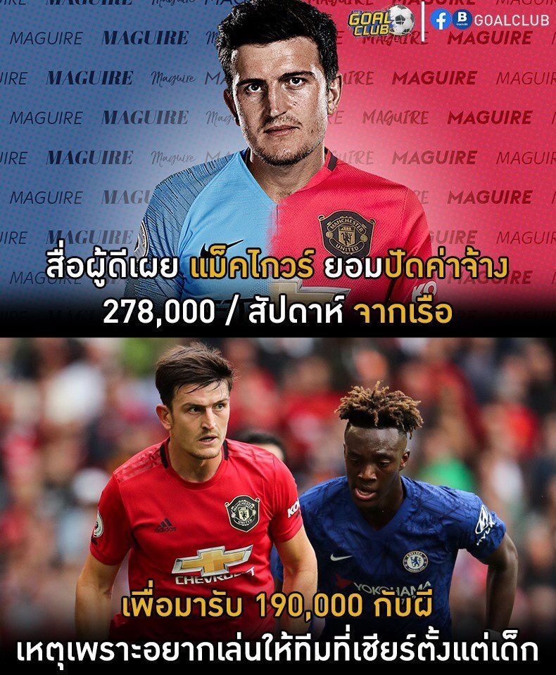 [Goalclub] เดลี่ สตาร์ เปิดเผย แม็คไกวร์ ปัดข้อเสนอของ แมนฯซิตี้ ที่ให้ ...