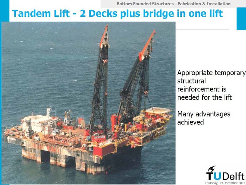 [สัพเพเหระไปกับวิศวกร] Topside + Bridge in One Lift เป็นการยกแบบ Double ...