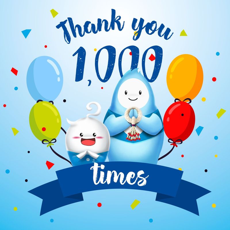 [Bangkoklife - กรุงเทพประกันชีวิต] 🙇‍♂️ Thank you 1,000 times! พี่บีและ ...