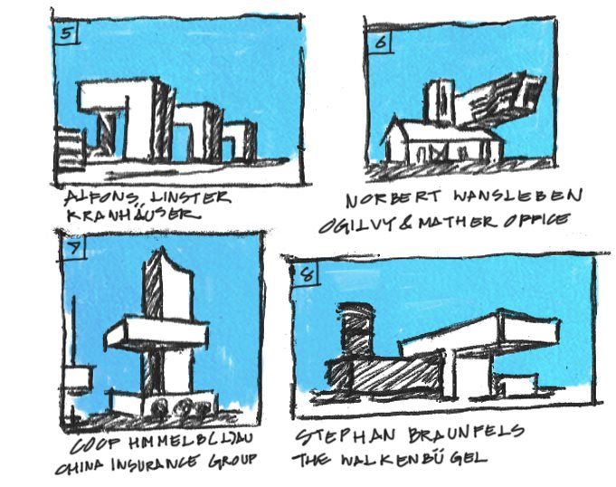 [Knight moonbeam] Horizontal skyscrapers (Wolkenbügel, "cloud-irons ...