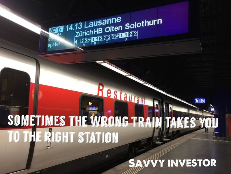 [Savvy Investor] “บางครั้งรถไฟที่ขึ้นผิด ก็พาเราถึงจุดหมายได้ ...