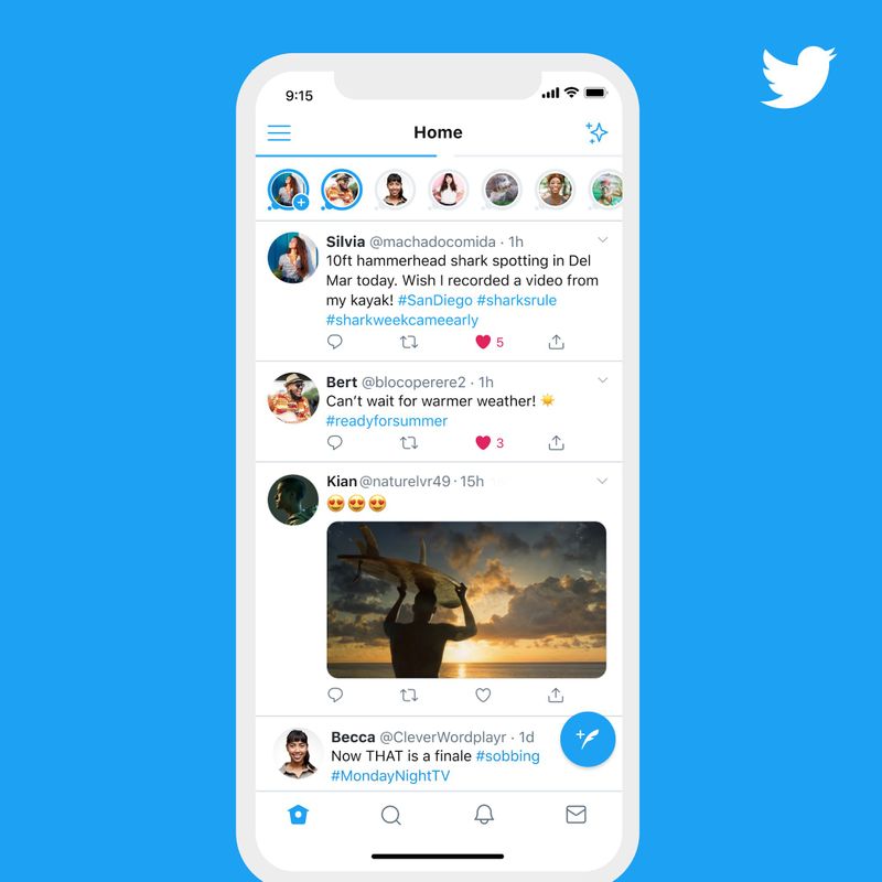 [MarketThink] Twitter กำลังทดสอบฟีเจอร์ที่คล้าย Stories ของ IG Twitter ...