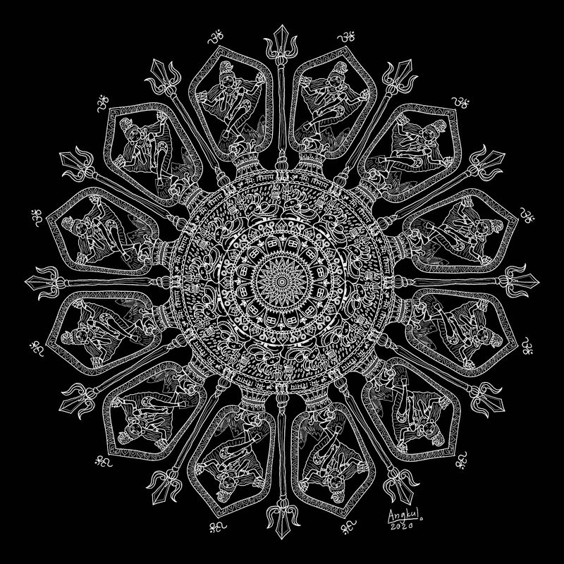 [Authai gallery by Angkul Chainimitwattana ] Mandala Lord Shiva ...