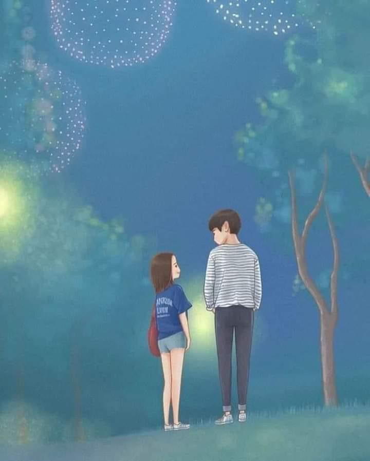 [Yoniso] เด็กชายและเด็กหญิงเล่นอยู่ด้วยกัน เด็กชายมีก้อนหินสวยงามมากมาย ...