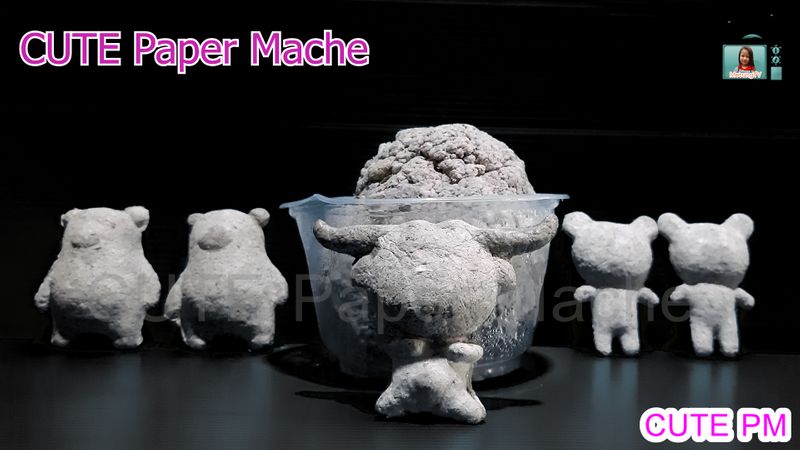 [How to make paper mache เปเปอร์มาเช่ By MEETUNG TV] เปเปอร์มาเช่ ลดโลก ...