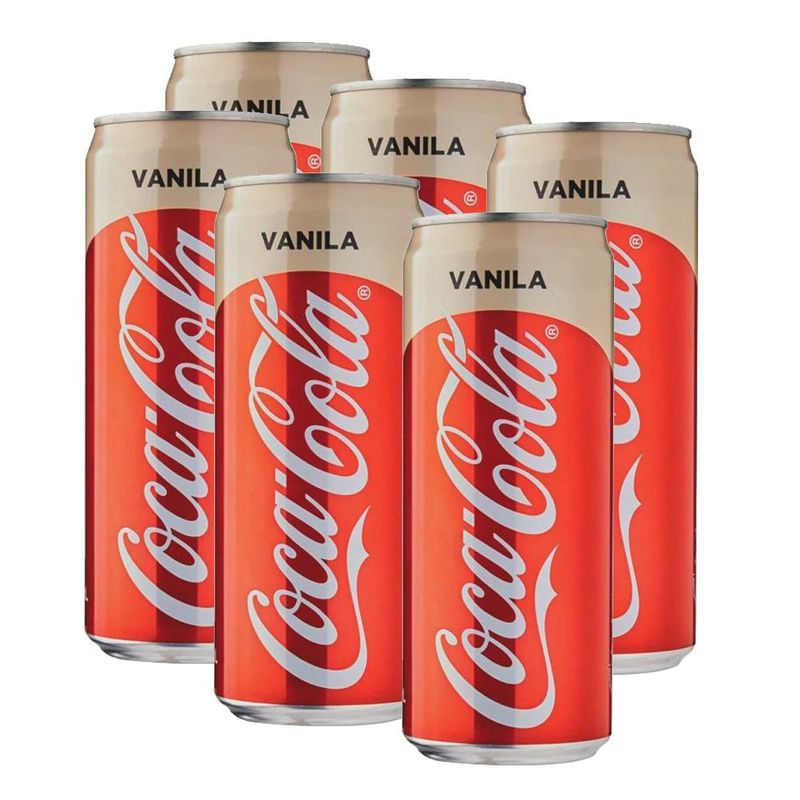 [Mylife] พรีออเดอร์Coca Cola Vanila flavor coke ขนาด 320 ml 1เเพคมี6 ...