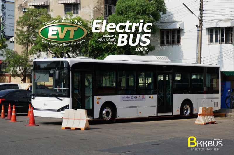 [BKK Bus Photographer] ว่าที่รถโดยสารทดลองคันล่าสุด ของ ขสมก. กับ EVT ...