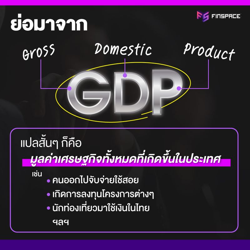 [FinSpace] GDP คืออะไร ? | รู้ไปทำไม แล้วจะนำมาปรับใช้กับการลงทุนได้ยังไงบ้าง GDP (จีดีพี) มัก ...