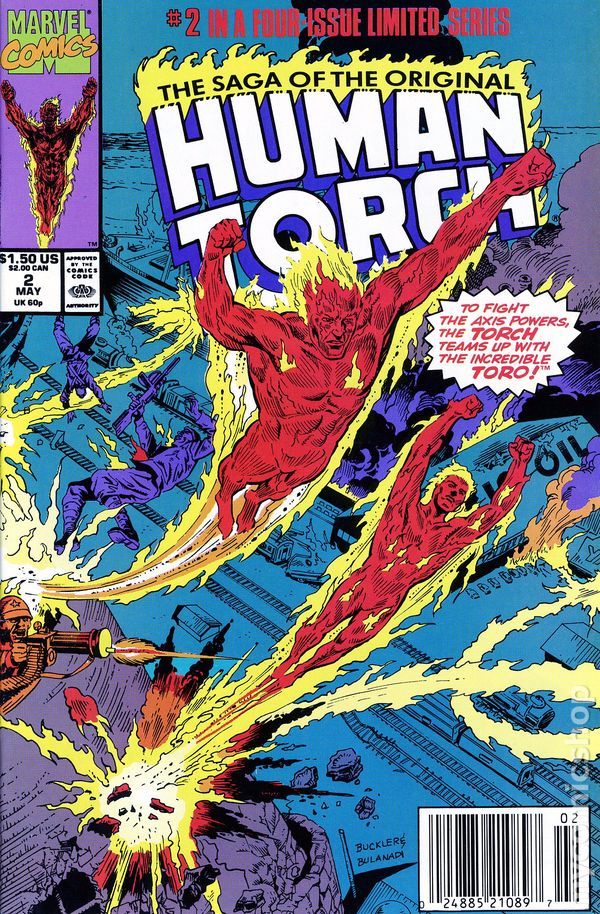 [Marvel Man] Johnny Storm หรือ The Human Torch - จอห์นนี่ สตอร์ม มนุษย์ ...