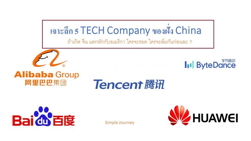 [Simple Journey] สลับมาเจาะลึก 5 TECH Company ของฝั่ง China กันบ้าง ...