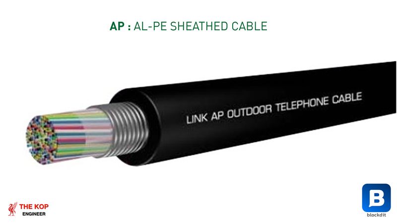 [เรียนรู้ระบบไฟฟ้า] รู้จักสายเมนระบบโทรศัพท์ AP Cable สาย AP Cable จะ ...