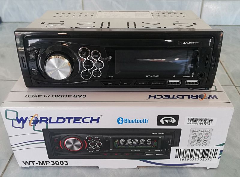 [N&R shop] 📌📌📌เครื่องเล่น1ดิน worldtech WT-mp3003 เล่น aux,BT,usb,Sd card,fm เสียงดีมาก ราคาปกติ ...