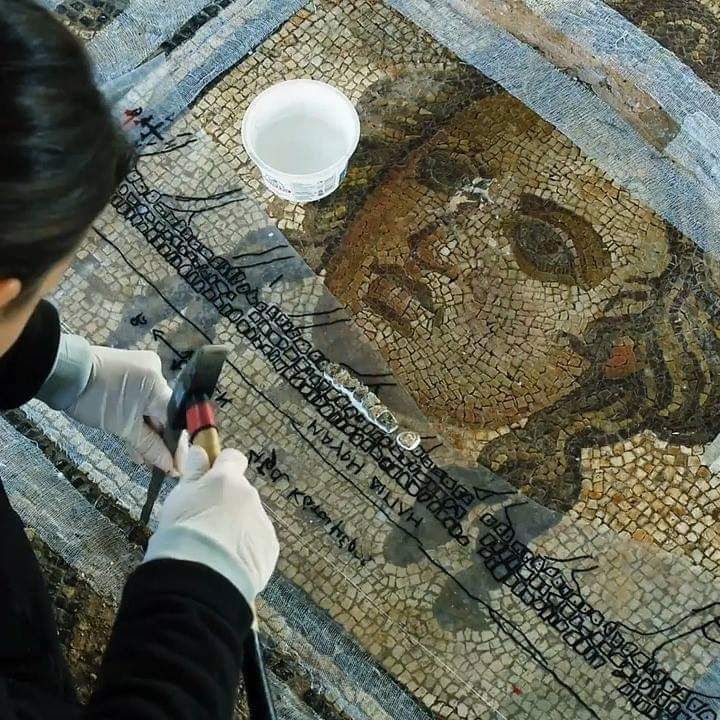 [Everythinghobby] Restoration of Mosaic of the Epiphany of Dionysus: Go ...