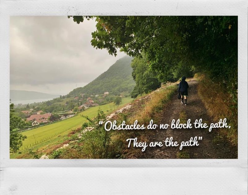 [My winning mind] Obstacles do not block the path, they are the path ...