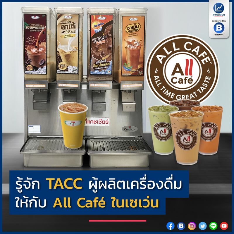 [ลงทุนแมน] รู้จัก TACC ผู้ผลิตเครื่องดื่มให้กับ All Café ในเซเว่น รู้ ...