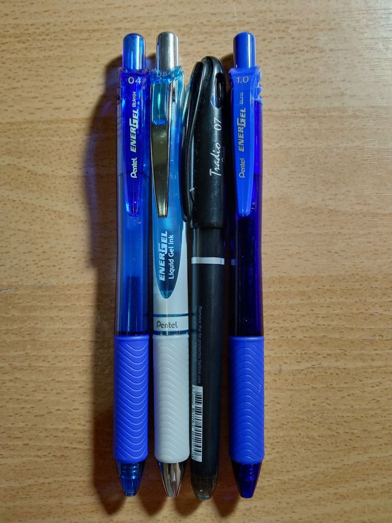 [NiRVaNa's Personal Space 🎁] Gel Pens Line Up: Pentel Energel รีวิวบ๊อย ...