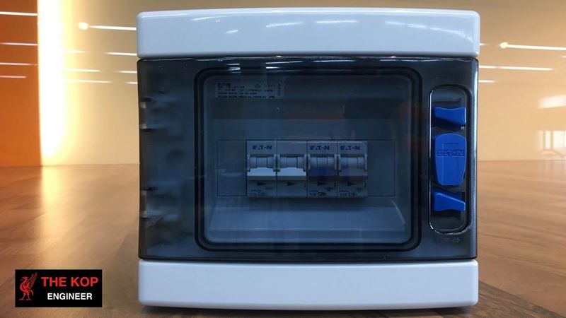 [เรียนรู้ระบบไฟฟ้า] แนะนำตู้ Consumer unit แบบกันน้ำ (IP65) ของยี่ห้อ ...