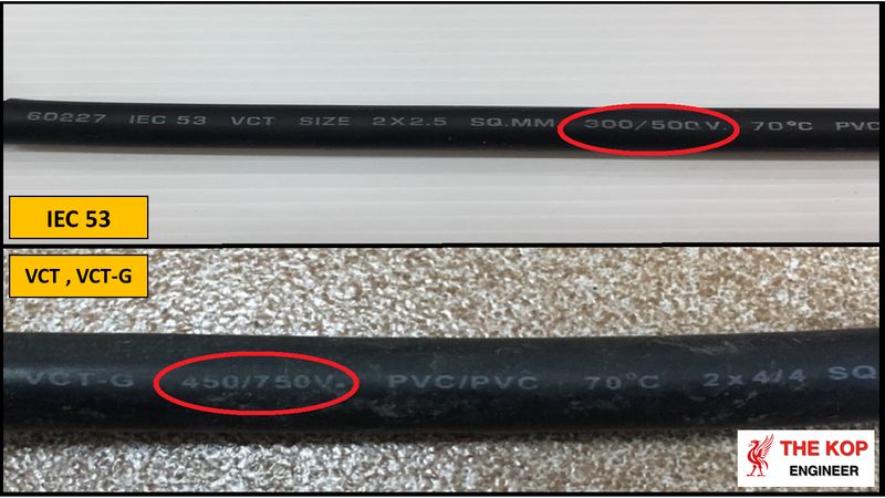 [เรียนรู้ระบบไฟฟ้า] จุดสังเกตุข้อแตกต่างระหว่างสาย 60227 IEC53 กับ สาย VCT , VCT-G โครงสร้างของ ...
