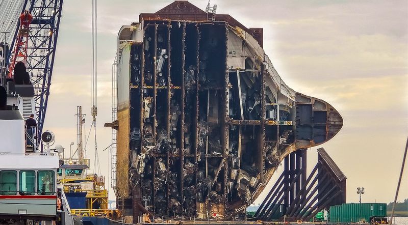 [Antfield] ที่เห็นอยู่นี้คือซากเรือบรรทุกสินค้าที่โดนตัดแยกชิ้นส่วนราว ...