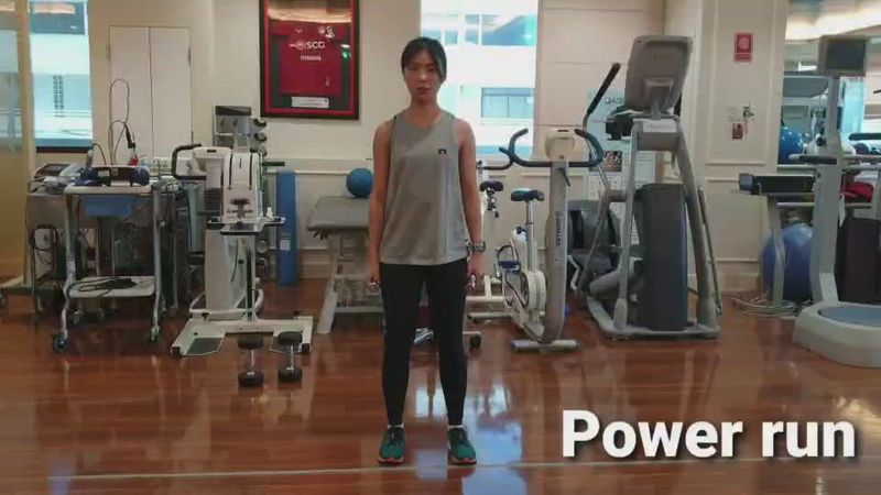 [เรื่องเล่าจากหมอกีฬา] 29.1 Power run ถือ dumbbell ขนาดพอเหมาะ 1-5กก. ...