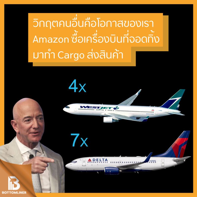 [สรุปหุ้น กองทุน ต่างประเทศ - BottomLiners] วิกฤตคนอื่นคือโอกาสของเรา Amazon ซื้อเครื่องบินที่ ...
