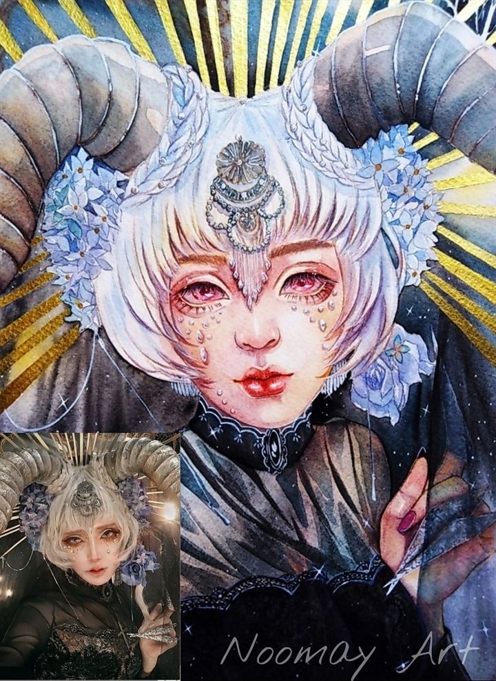 [Noomay Art] Fanart เปลี่ยนจากงานภาพให้เป็นงานลายเส้น