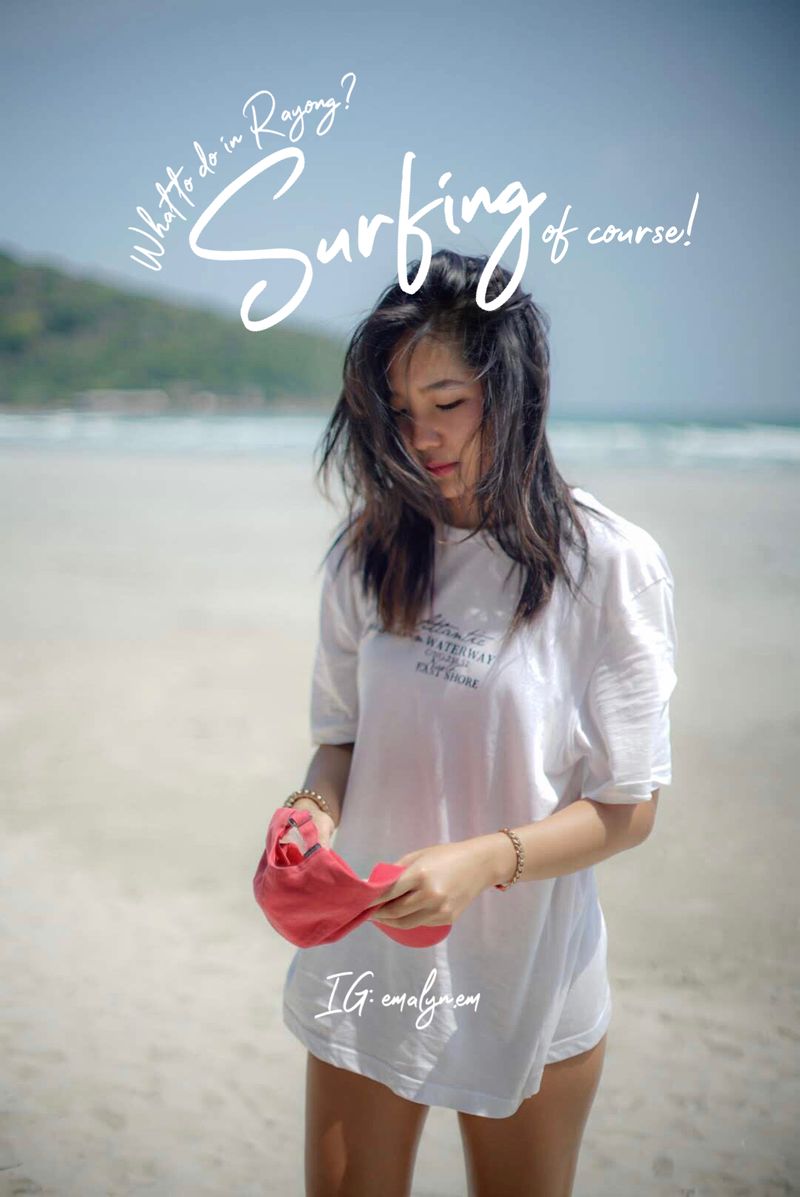 [Are you hungry?] What to do in Rayong? SURFING of course!!! 🌊🌊🏄🏾‍♂️🏄🏾‍♀️