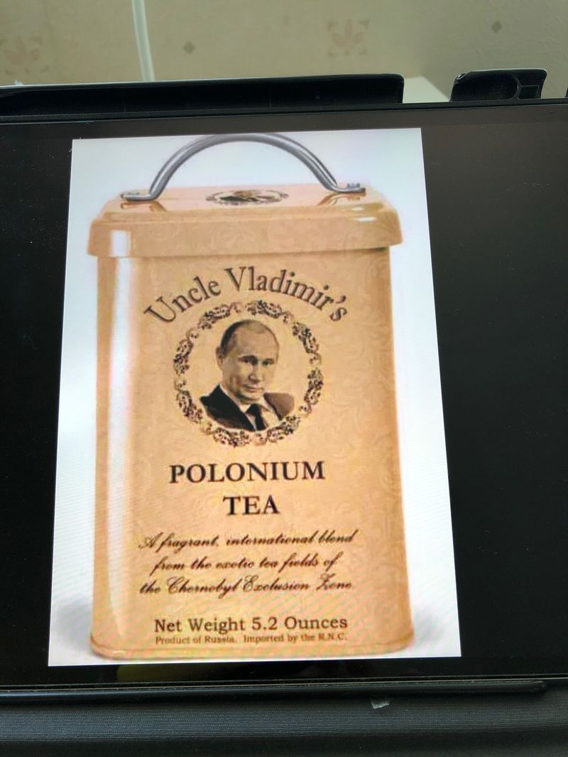 [Chalermsri Svetachinta ] Polonium Tea Alexander Litvinenko, a British ...