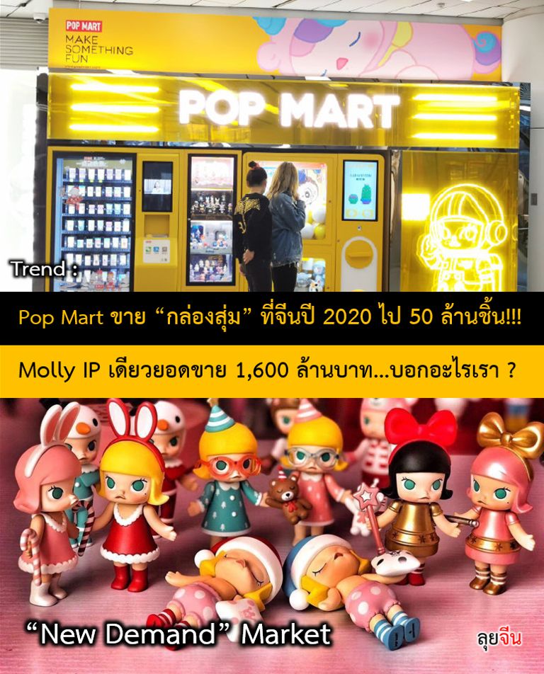 [ลุยจีน] ร้านขายของเล่น PopMart ที่จีนปี 2020 กำไรสุงถึง 63 เปอร์เซ็นต์ ...