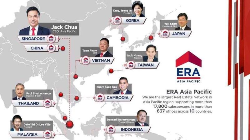 [ERA Kaidee บริษัทขายอสังหาริมทรัพย์ภาคใต้] ERA Asia Pacific