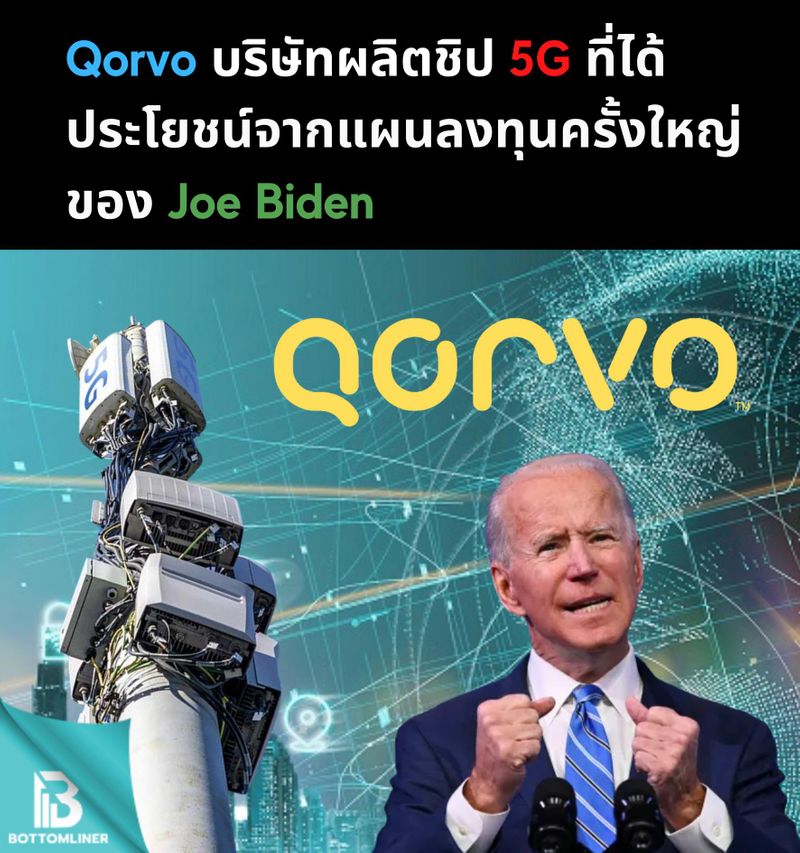 [สรุปหุ้น กองทุน ต่างประเทศ - BottomLiners] Qorvo บริษัทผลิตชิปเสาสัญญาน 5G ที่ได้ประโยชน์จากแผน ...