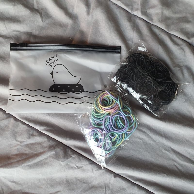 [Maeban Condo] วันนี้มีอะไรมาส่ง EP 211: รวมมิตรยางรัดผม ยางรัดผมสีดำ แพ๊ค 100 เส้น 12฿ https ...