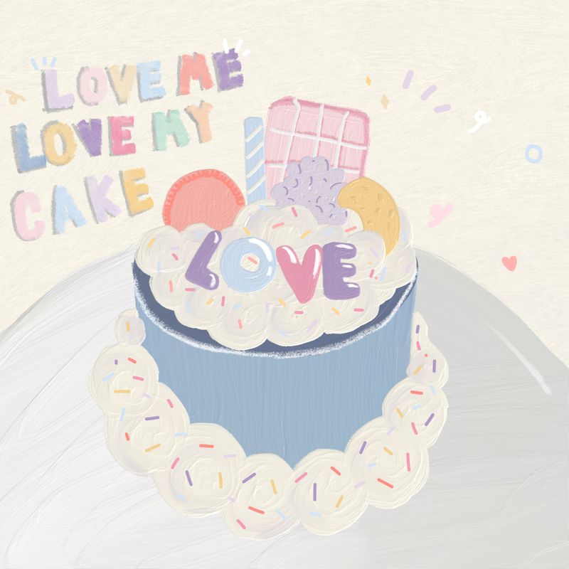 [วันละวาด : wan-la-wad] สวัสดีค่าาา😊 ช่วงนี้รู้สึกอยากกินเค้กมากๆเลยวาด ...