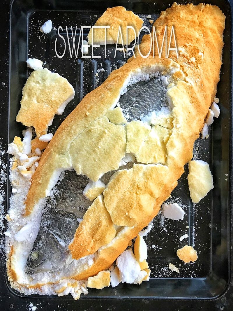[SWEET AROMA] Salt-Crusted Sea Bass เมี่ยงปลายุโรป อร่อยแบบไทยๆ ปกติ ...