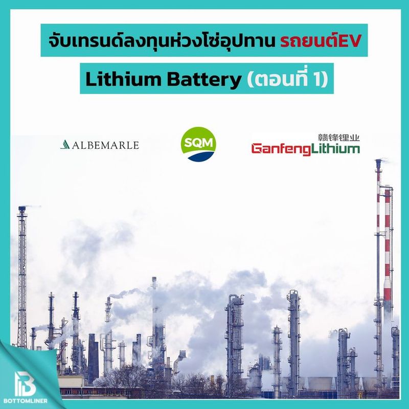 [สรุปหุ้น กองทุน ต่างประเทศ - BottomLiners] จับเทรนด์ลงทุนรถยนต์อัจฉริยะ Lithium Battery (ตอนที่ ...