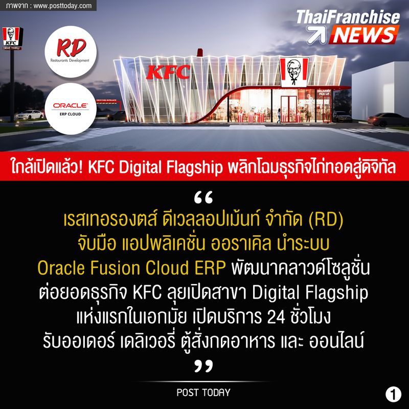 [ThaiFranchiseCenter] ใกล้เปิดแล้ว! KFC Digital Flagship พลิกโฉมธุรกิจ ...