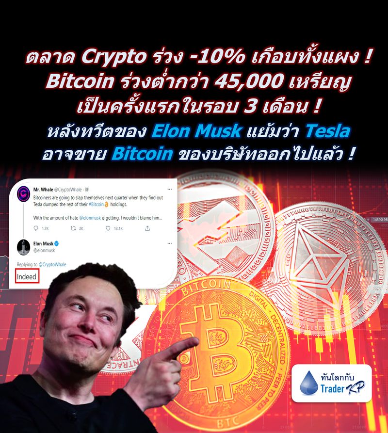 [ทันโลกกับ Trader KP] ⚠️[BREAKING]⚠️ ตลาด Crypto ร่วง -10% เกือบทั้งแผง ! Bitcoin ร่วงต่ำกว่า ...