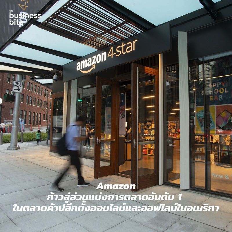[the business bite] Amazon กำลังจะก้าวสู่ส่วนแบ่งการตลาดอันดับ 1 ในตลาด ...