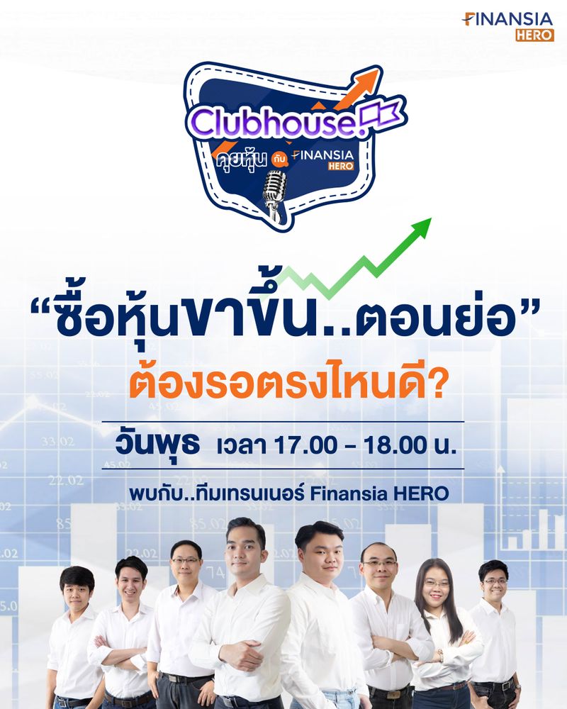 [Finansia HERO] 🎙 ซื้อหุ้นตอนย่อ ต้องรอตรงไหนดี? มาร่วมค้นหาจุดที่รอไป ...