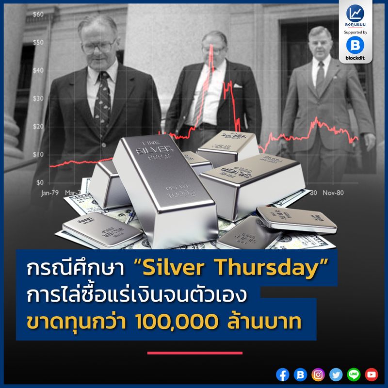 [ลงทุนแมน] กรณีศึกษา “Silver Thursday” การไล่ซื้อแร่เงิน จนตัวเองขาดทุน ...