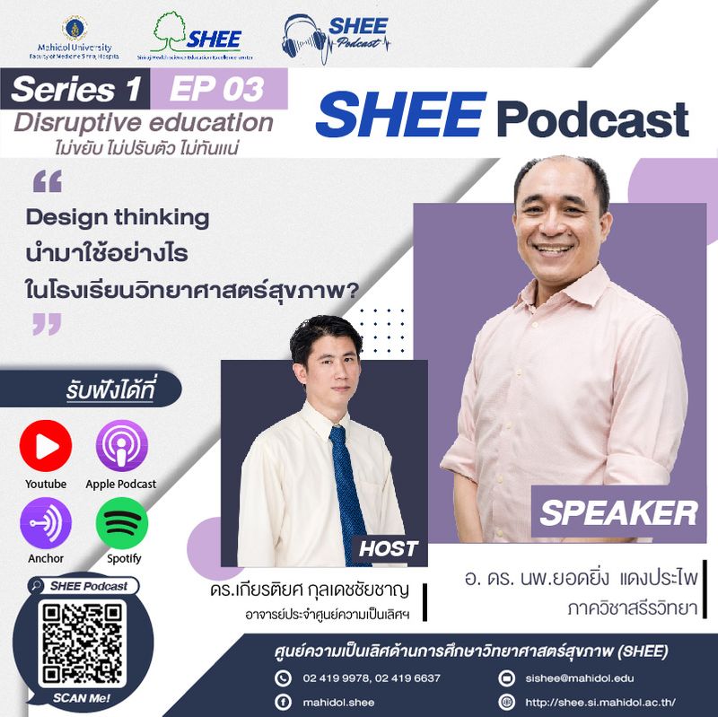 [SHEE] SHEE Podcast Series1 Disruptive education ยุคเปลี่ยนผันทาง ...