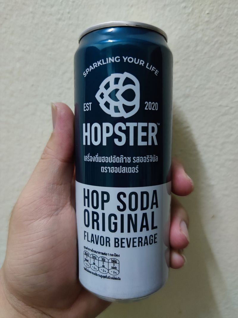 [This Is Review] HOPSTER น้ำโซดาดื่มแล้วชื่นใจ มี2รสชาติ รสออริจินัล ...