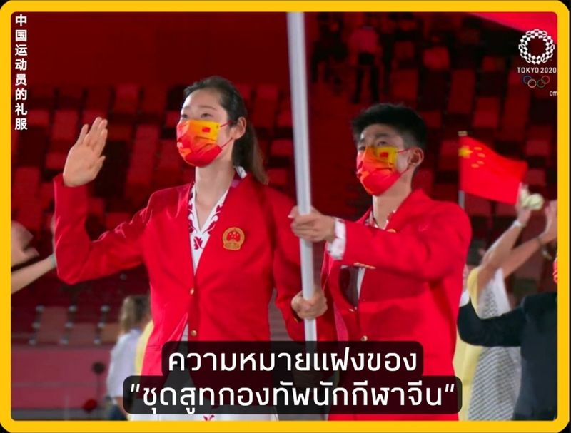 [App Phatchara] ความหมายแฝงใน “ชุดสูทนักกีฬาจีน” ในพิธีเปิด Olympic 2020! 23 กรกฎาคม 2564 มหกรรม ...