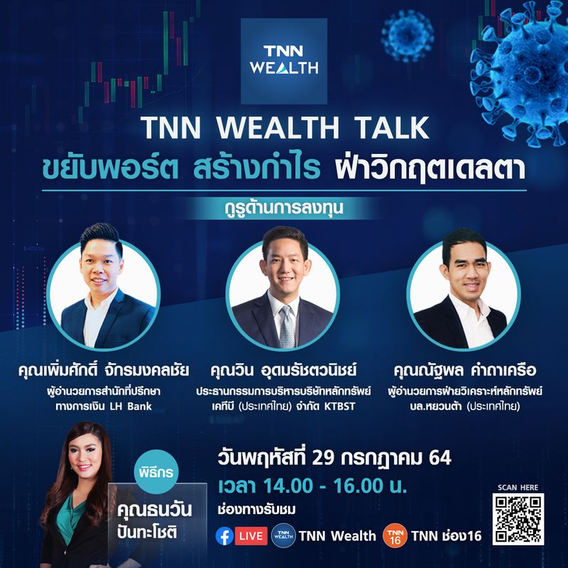 [TNN ONLINE] ช่วงวิกฤติเดลตามาแรงทั่วโลกอย่างนี้ กระทบกับการลงทุนในตลาด ...