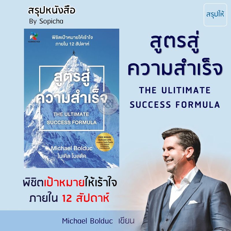[สรุปให้] สรุปหนังสือ “สูตรสู่ความสำเร็จ The ultimate success formula ...
