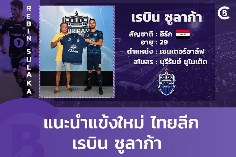 [no name] [ THE NEW COMERS : แนะนำแข้งใหม่ ไทยลีก ] " เรบิน ซูลาก้า ...