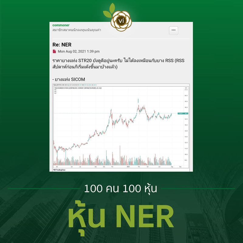 [Thai VI] #100คน100หุ้น หุ้น NER : สมาคมนักลงทุนเน้นคุณค่า (ประเทศไทย) . ห้อง 100 คน 100 หุ้น ...