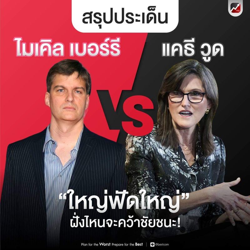 [หุ้นพอร์ทระเบิด] สรุปประเด็น ไมเคิล เบอร์รี ปะทะ แคธี วูด : ทางลงทุน ...